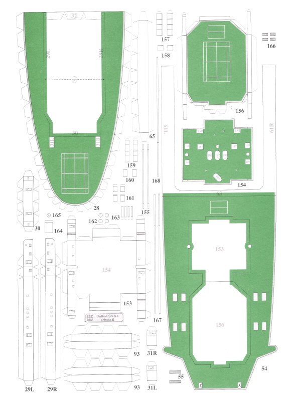 papercraft-database: [JSC 050] - Liner SS United States